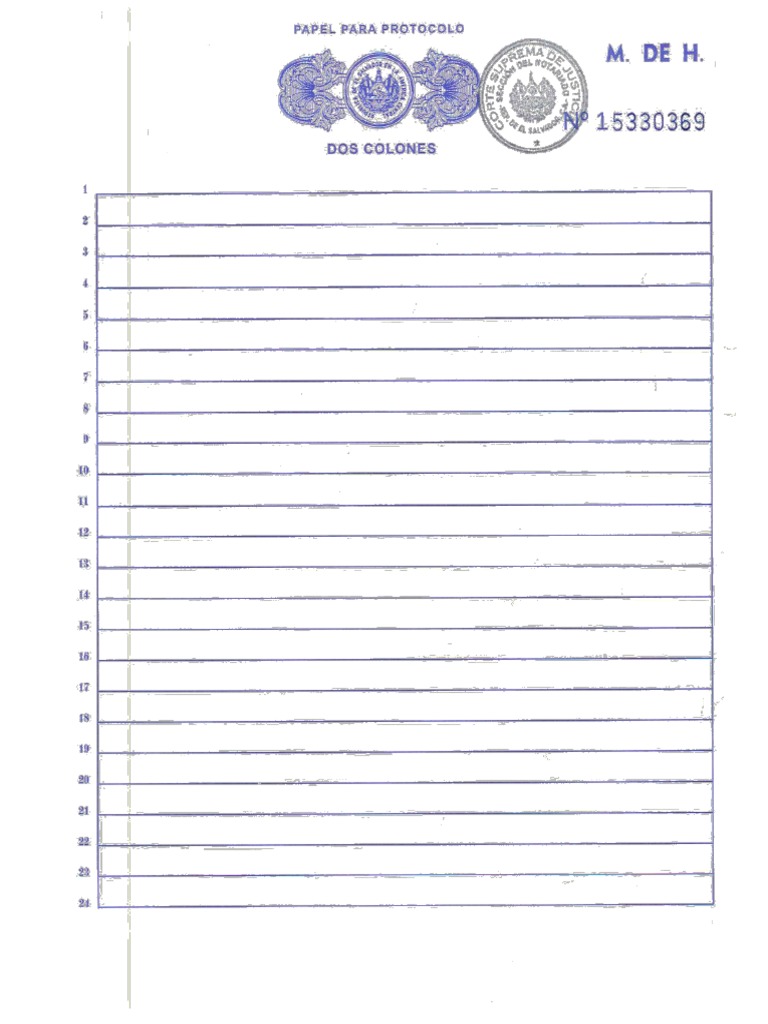 Papel para Protocolo | PDF