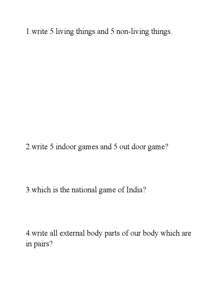 Evs Questions | PDF