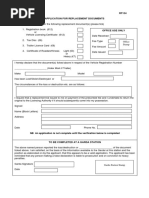 Malta Vehicle Registration Application Form | PDF | Vehicle ...