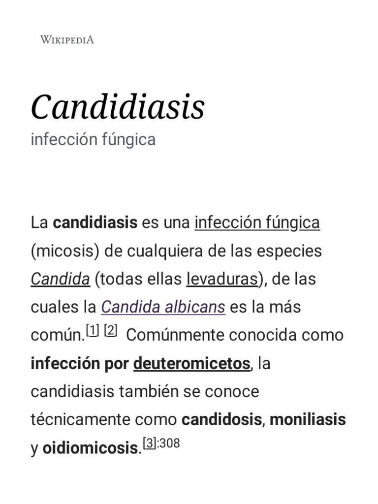 Candidiasis: Infección Fúngica Común | PDF | Candidiasis | Microbiología