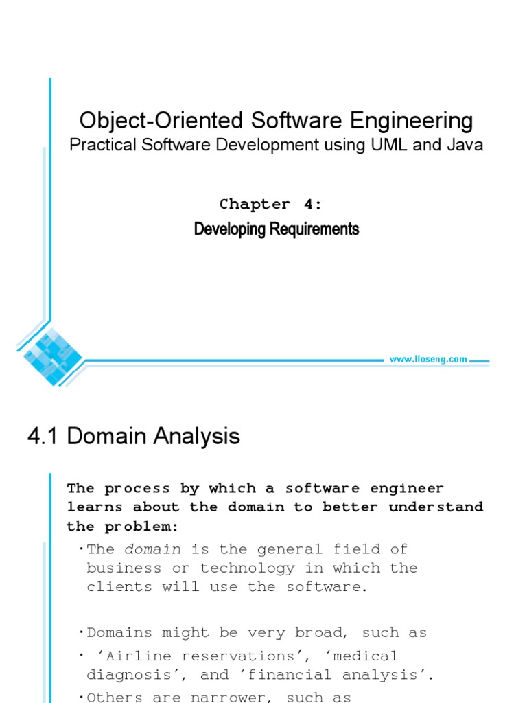 Object Oriented Software Engineering Practical Software Development Using Uml And Java Pdf
