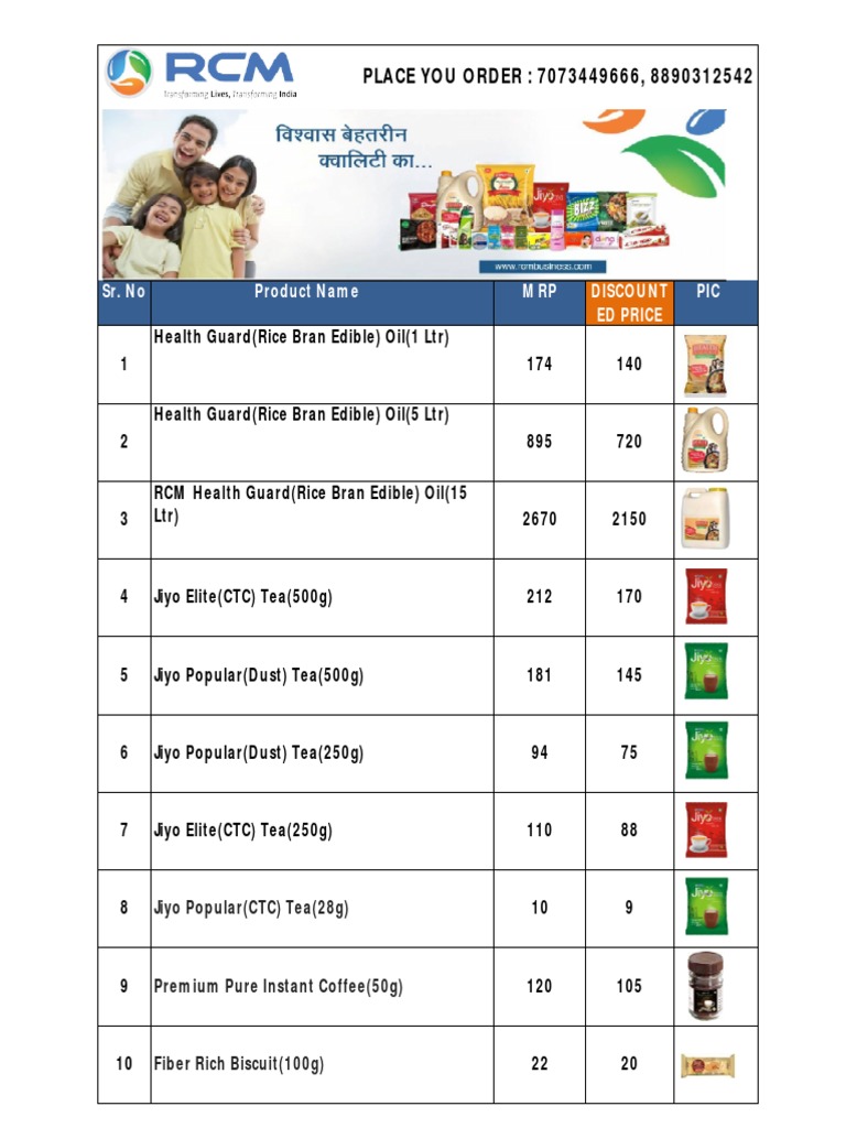 Product Price List March 2020 PDF | PDF | Shampoo | Hygiene