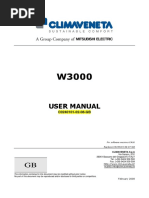 W3000 User manual-GB | PDF | Menu (Computing) | Parameter (Computer Programming)