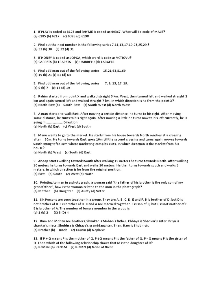 LR Questions Part 2 | PDF