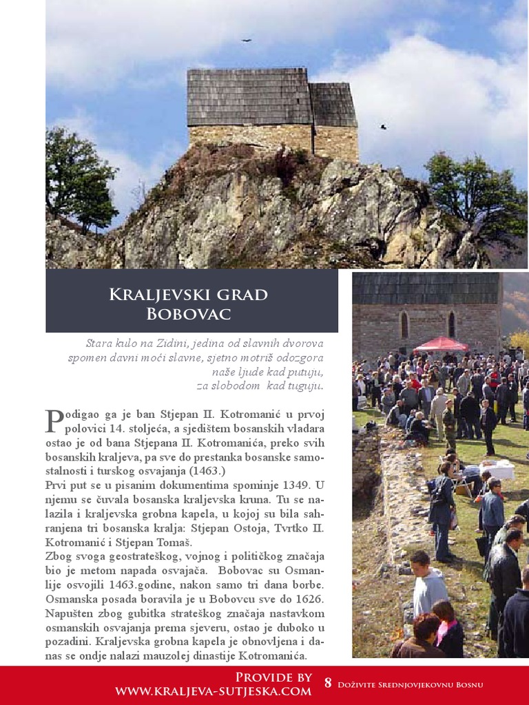 Bosnian Medieval Heritage - Kraljevski Grad Bobovac | PDF