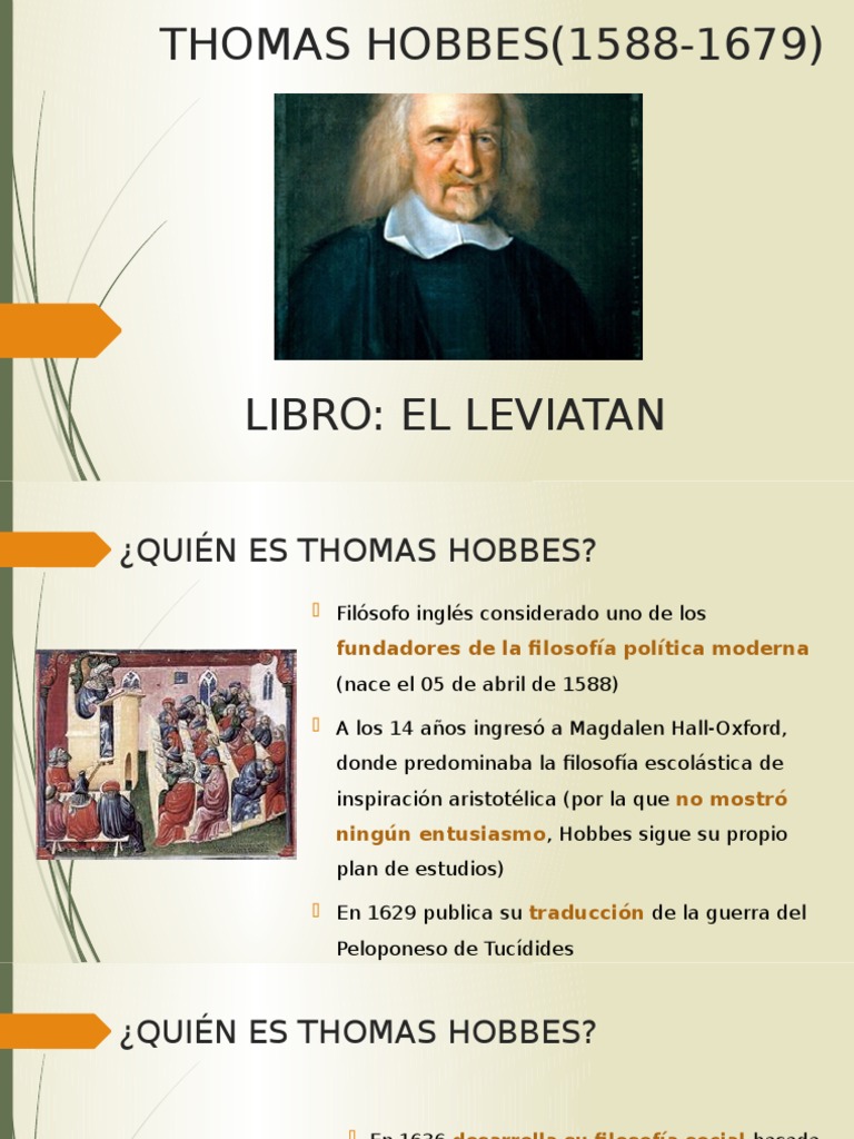Thomas Hobbes (1588-1679) | PDF | Thomas Hobbes | Contrato social