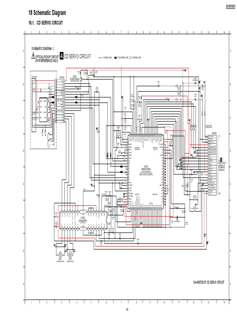 Schematic Diagram of the CD Servo Circuit for an Optical Disk Drive ...
