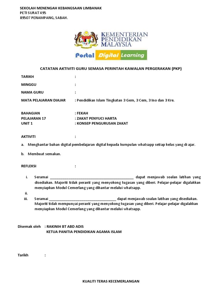 Contoh RPH Utk PKP | PDF