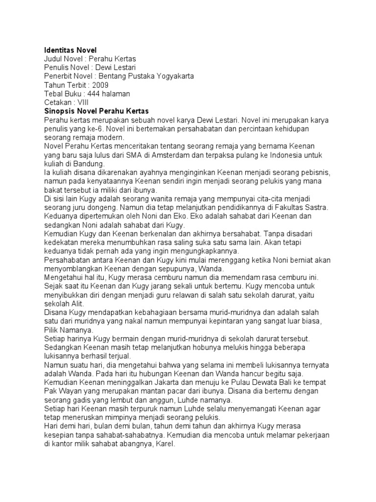 Identitas Novel | PDF