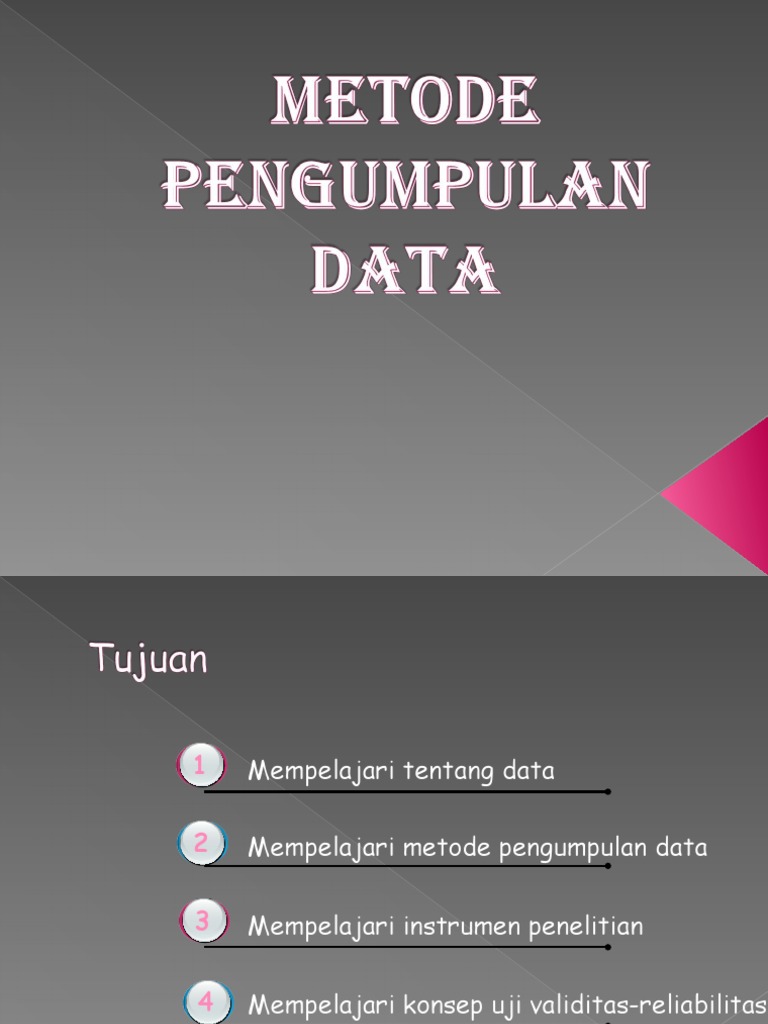 Metode Pengumpulan Data | PDF