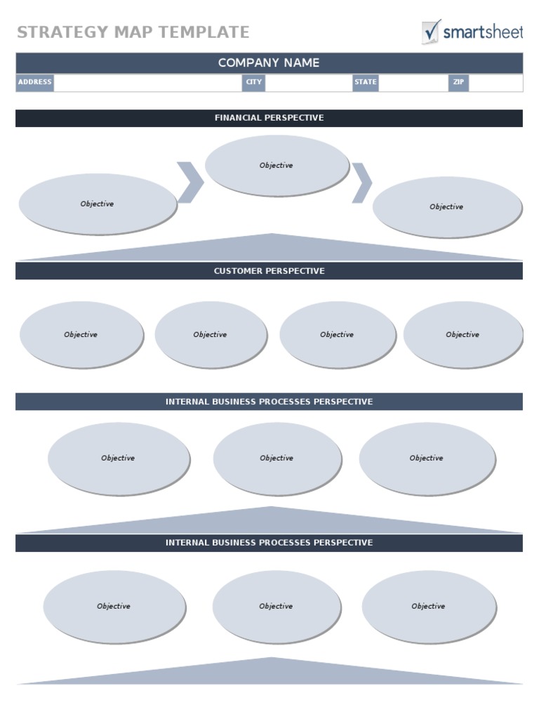 IC Strategy Map Template | PDF