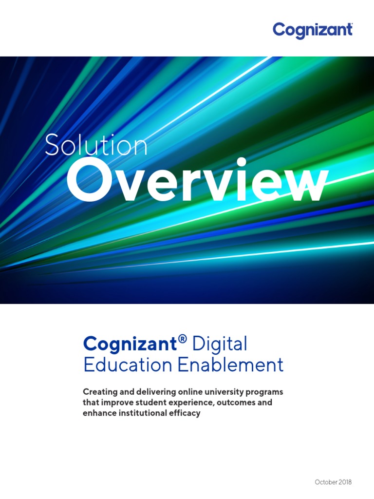 Cognizant Digital Education Enablement Solution Brochure | PDF ...