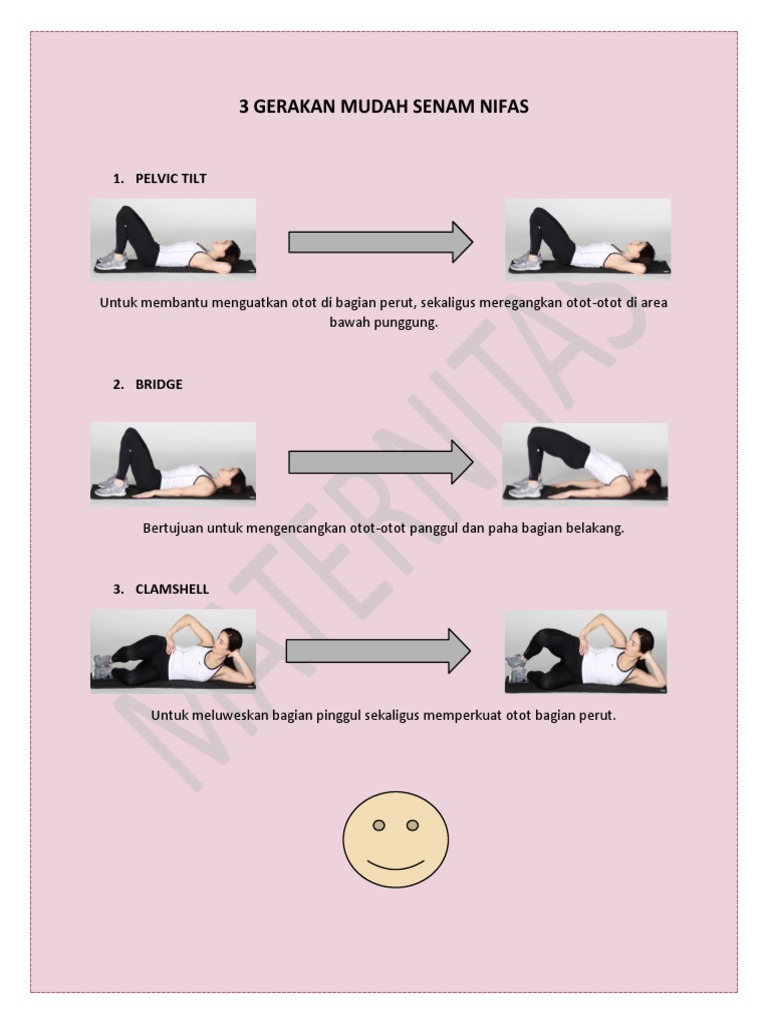 3 Gerakan Senam Nifas yang Mudah | PDF