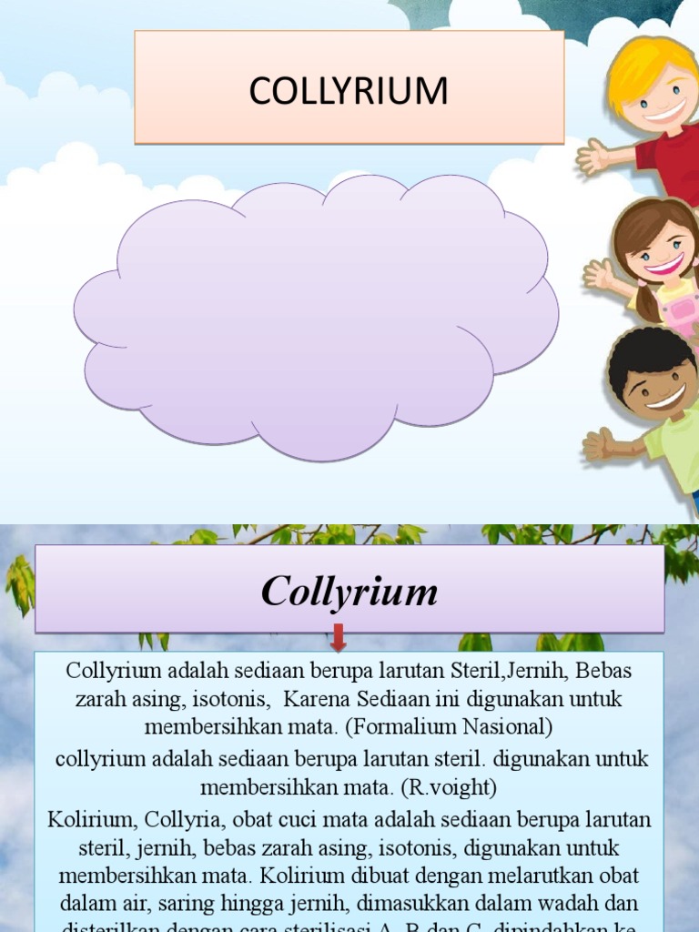 Syarat dan Pembuatan Collyrium Steril | PDF