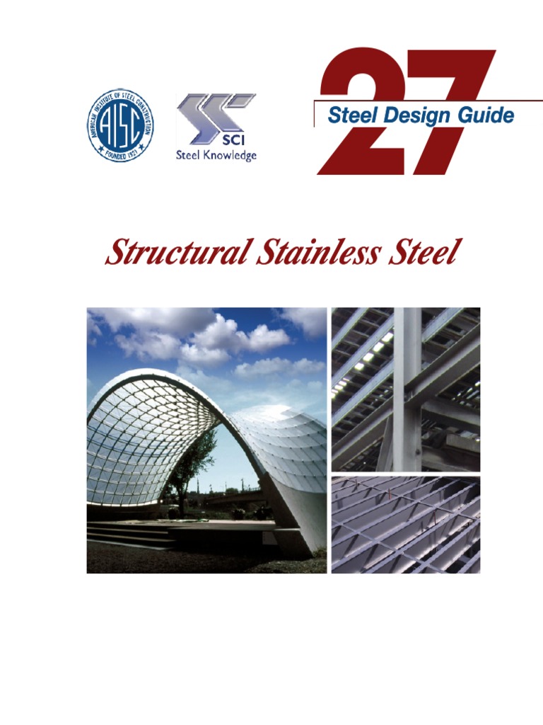 AISC Design Guide 27 - Structural Stainless Steel | PDF | Stainless ...
