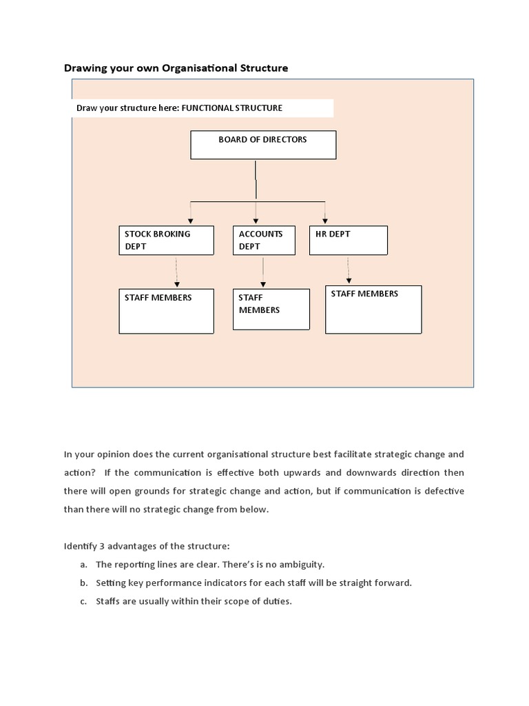 Drawing Your Own Organisational Structure | PDF