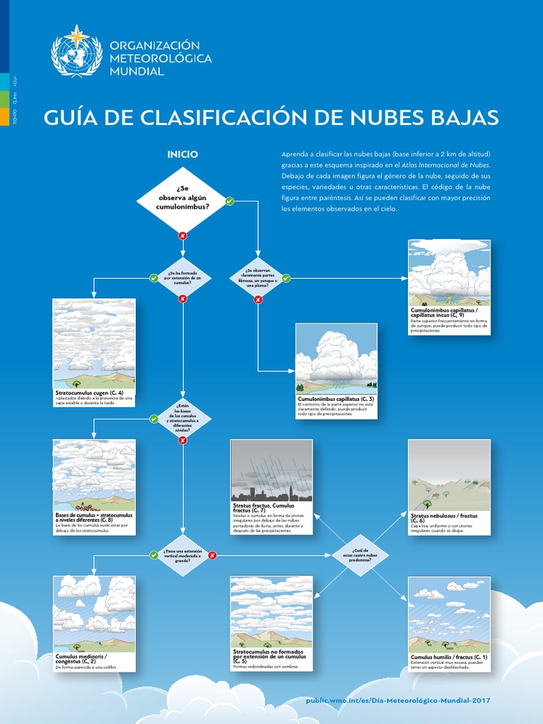 Clasificación de Las Nubes | PDF | Nube | Meteorología