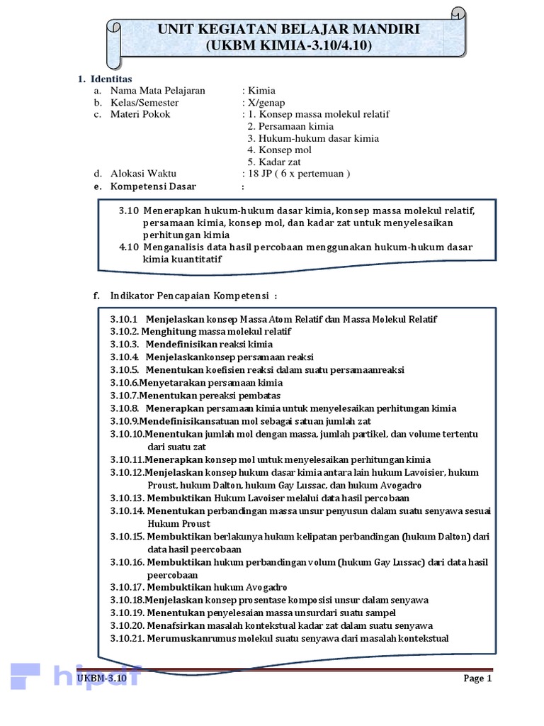 Ukbm Kim - 3 10-4 10-2-1 | PDF