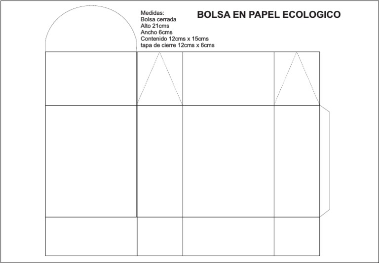 Troquel Caja Cafe PDF | PDF