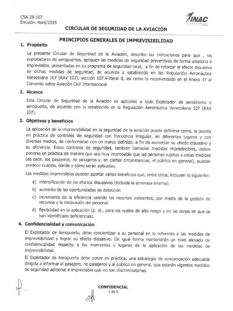 CSA - 28-107 Imprevisibilidad | PDF