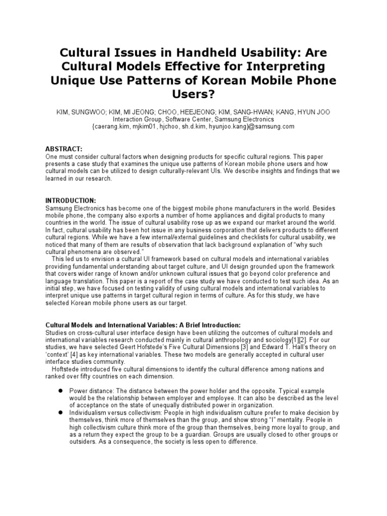 HCC LCC Hall | PDF | Usability | Psychology