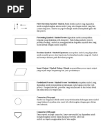 Tabel Simbol Flowchart | PDF
