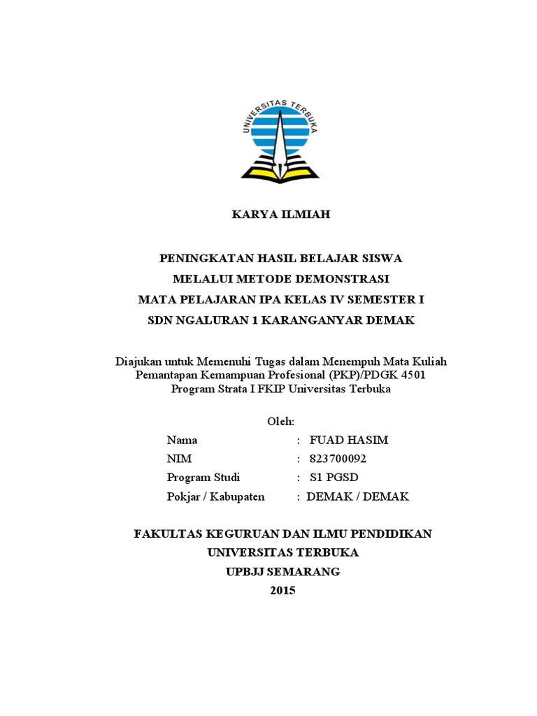 Karil Ut PGSD | PDF