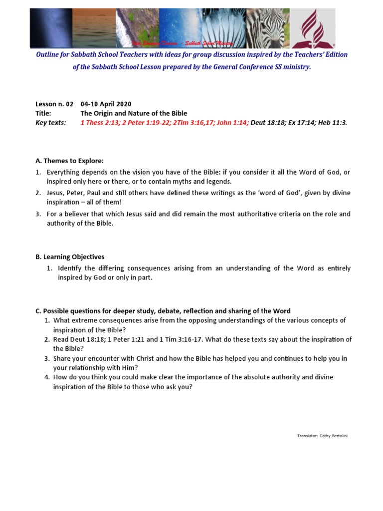 Lesson Outline 2 - 2 | PDF