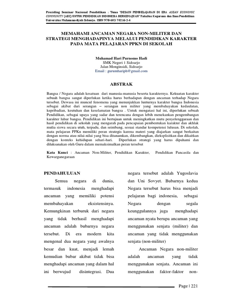 ARTIKEL Muhamad Hari Purnomo Hadi PDF | PDF