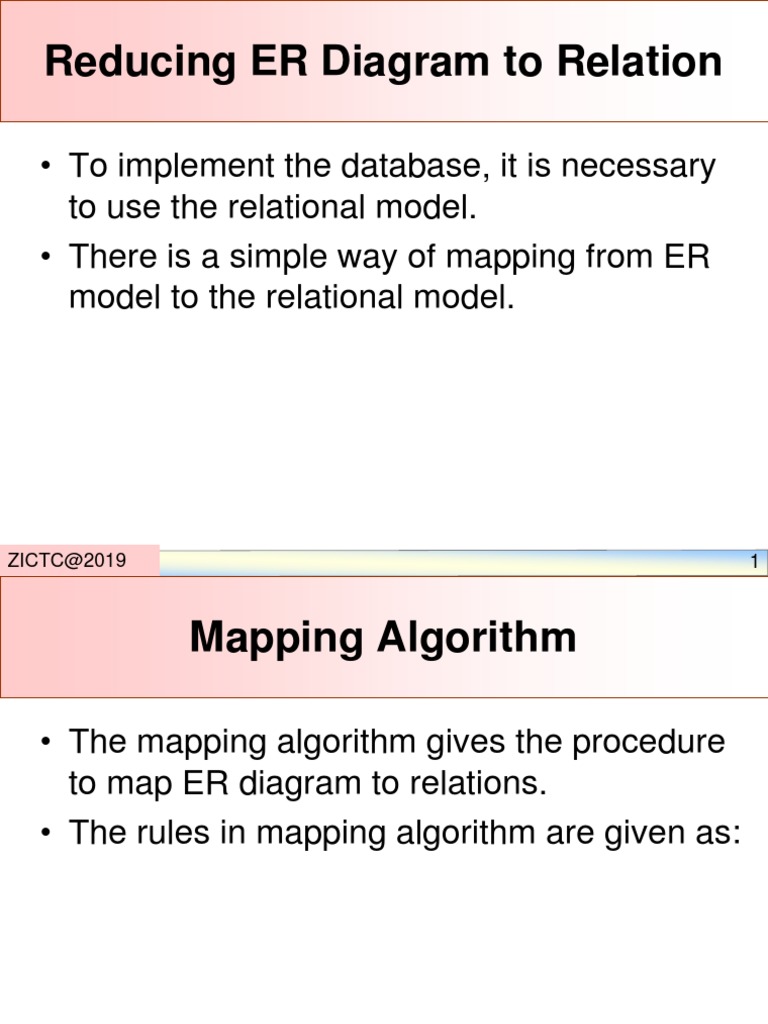 8 Mapping ERD To Relations | PDF | Software Design | Information ...