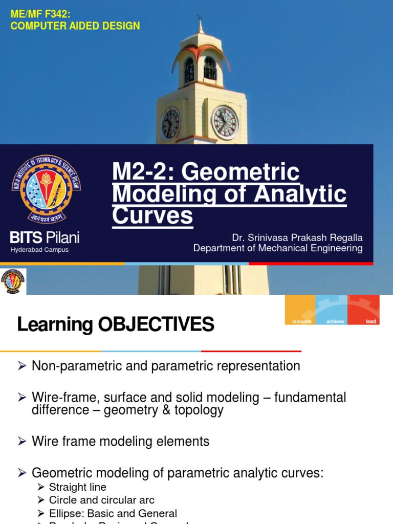 M2-2-Geom Model Analytic Curves | PDF | Ellipse | Curve