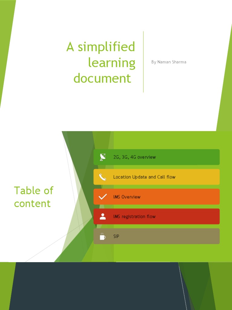 A Simplified Learning Document | PDF | Ip Multimedia Subsystem ...