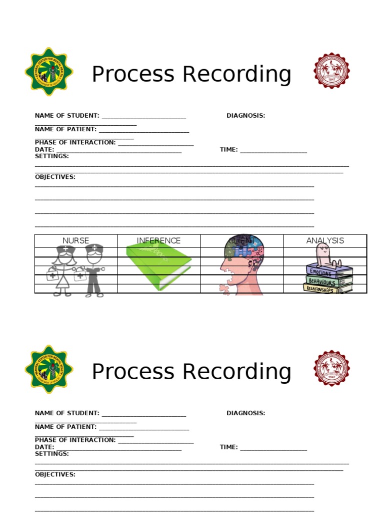 Process Recording: Nurse Inference Client Analysis | PDF | Health Care ...