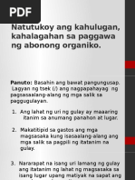 Ag Aralin 10 Pamamaraan Sa Paggawa NG Abonong Organiko | PDF