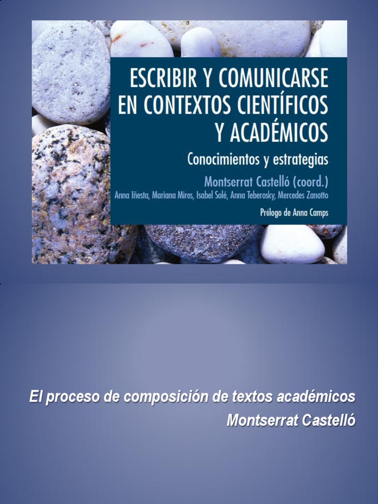 El Proceso de Composición de Textos Académicos | PDF