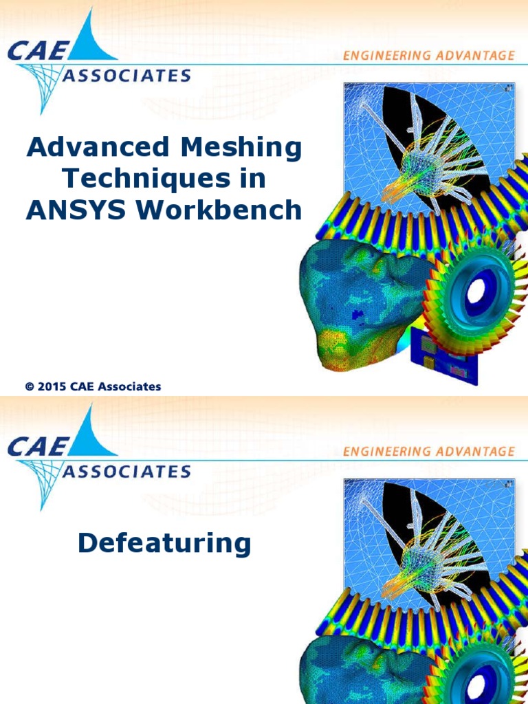 MEH - Advanced Techniques in ANSYS Workbench Meshing | PDF | Geometry | Topology