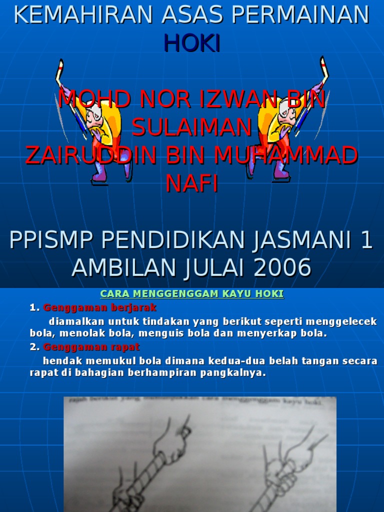 Kemahiran Asas Permainan Hoki | PDF
