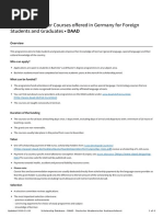Daad Helmut-Schmidt-Programme Application Form | PDF