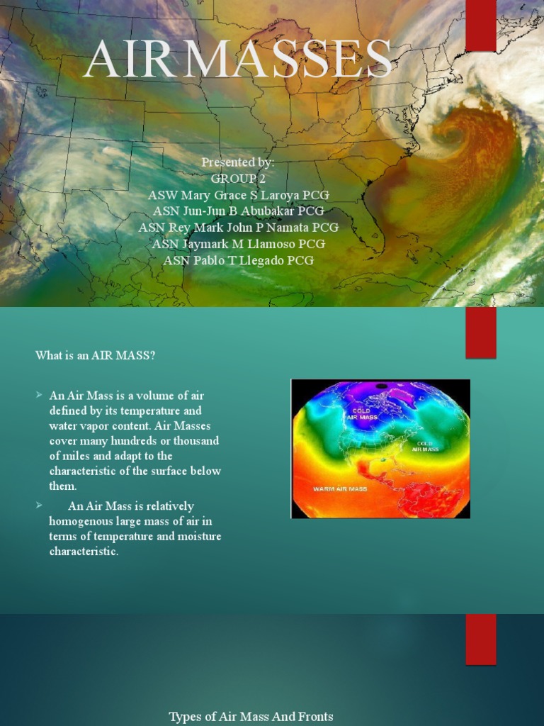 AIR MASSES Presentation | PDF | Science & Mathematics