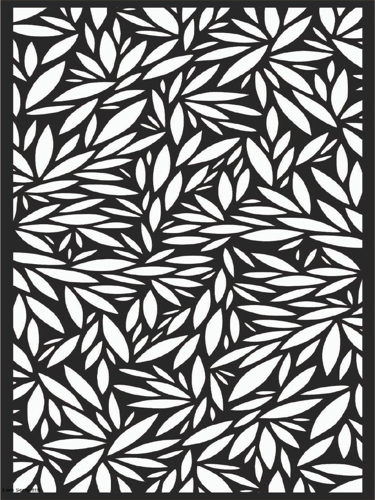 04 - Free DXF Leaf Pattern 04 | PDF