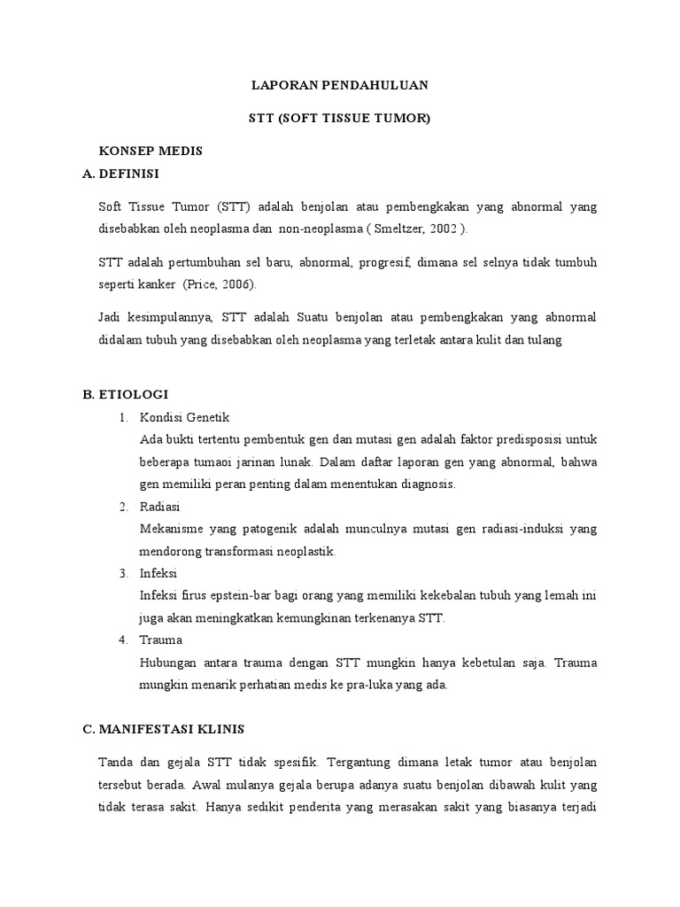 LP - STT (Soft Tissue Tumor) | PDF