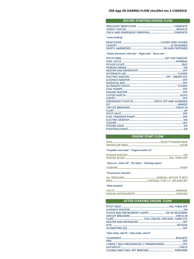 DA40NG Pre-Flight, Taxi, Takeoff, Cruise, Descent, Approach and Landing ...