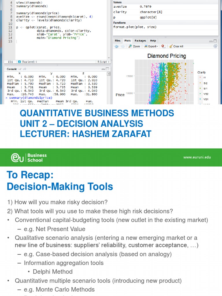 Unit 2 - Decision Analysis | PDF | Decision Making | Probability