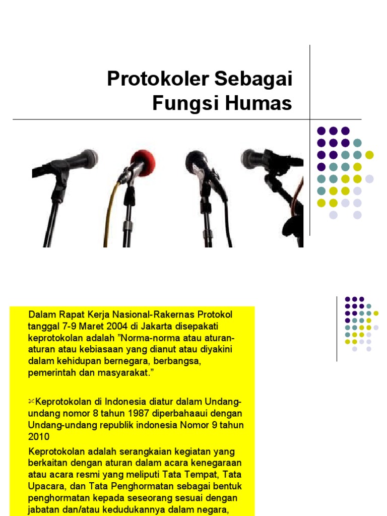 7 - Protokoler Sebagai Fungsi Humas | PDF | Karier & Perkembangan ...
