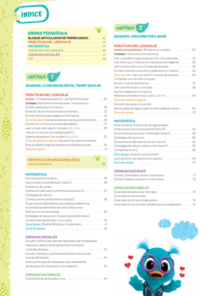 El Pollo Goyo 1 - Indice | PDF | Escritura | Cuentos