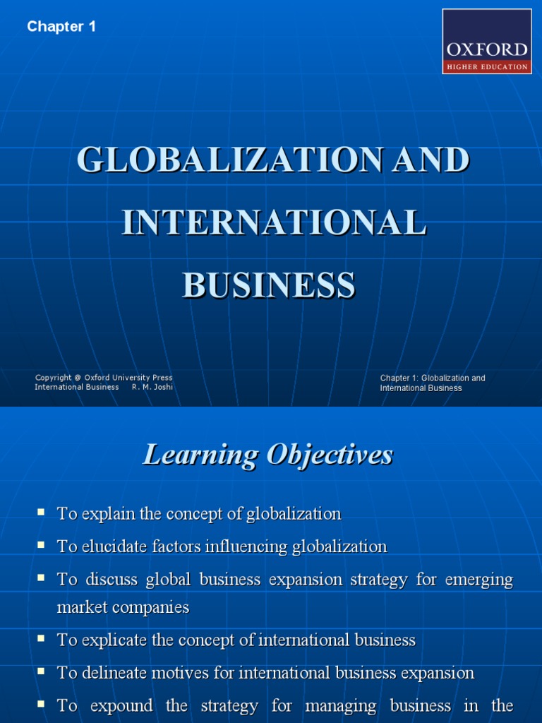 1 - UNIT-1-2-globalization-international-business | PDF | International ...