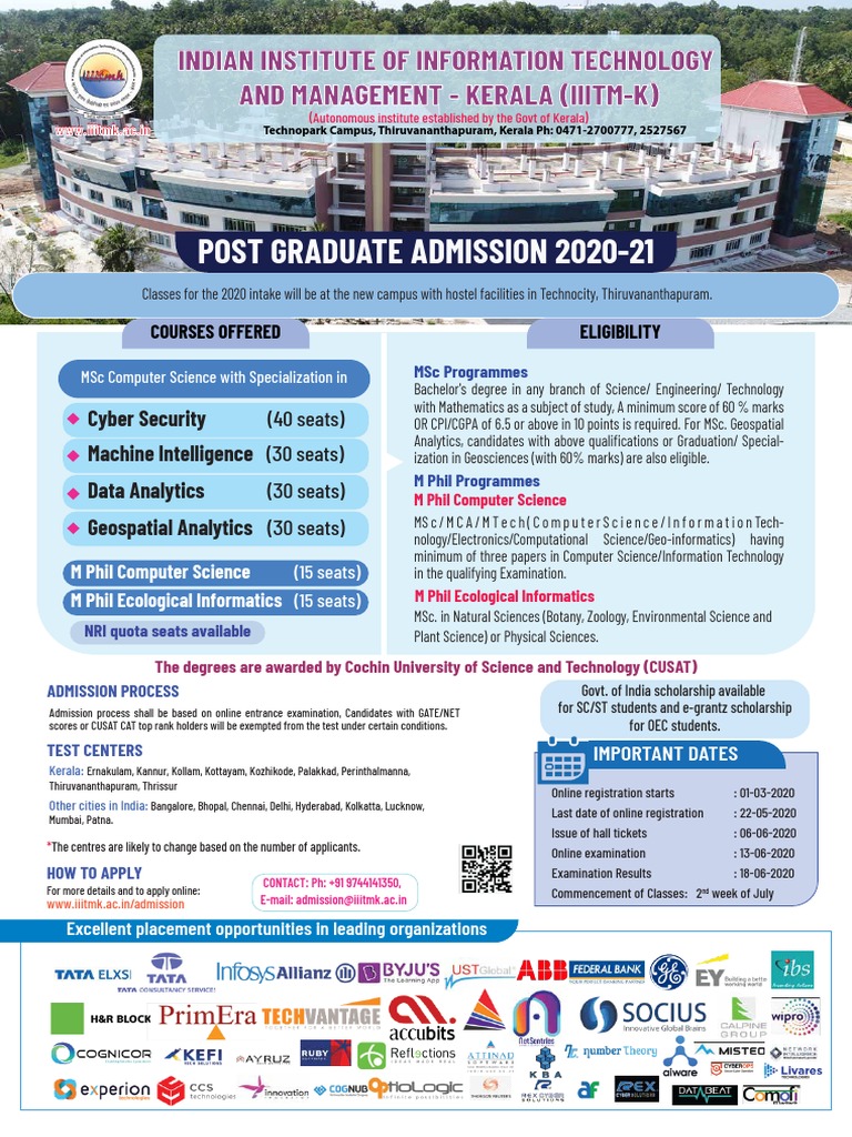 IIITM-K M.SC Data Science PDF | PDF | Master Of Science | Computer Science