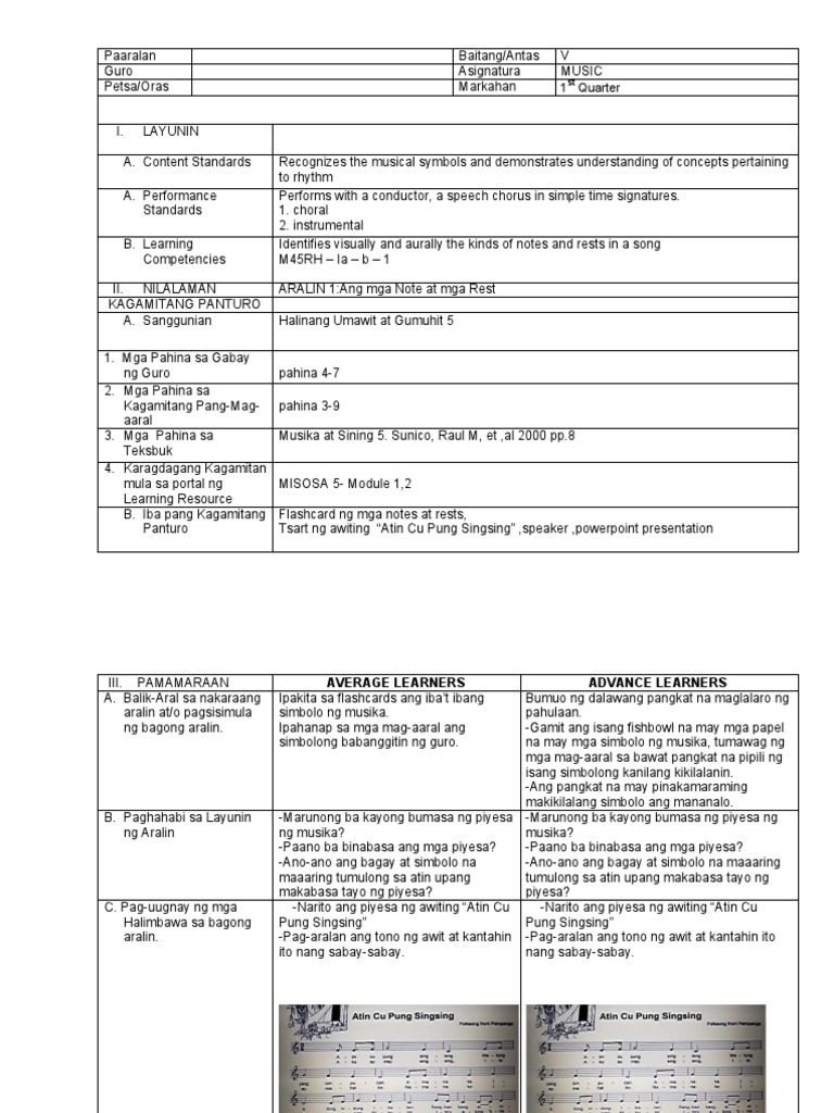 MUSIC Grade 5 | PDF