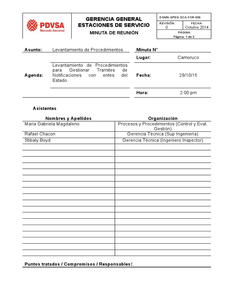 Formato de Minuta | PDF | Business