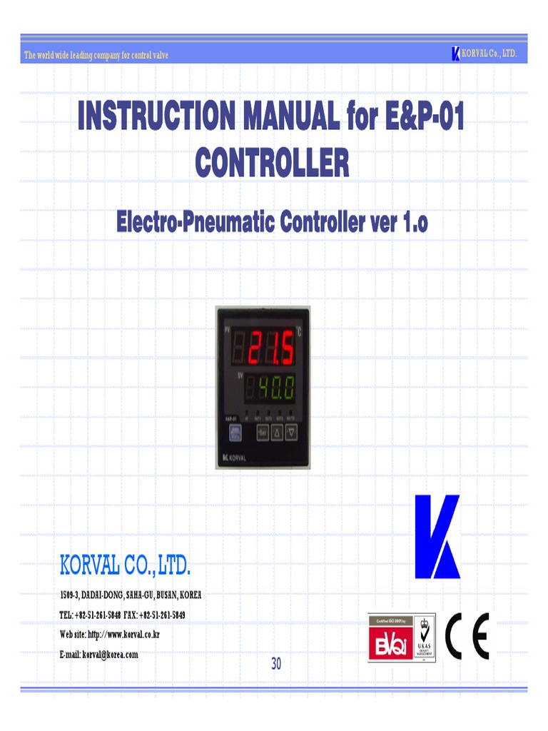 Instruction Manual For E&P-01 Instruction Manual For E&P-01 Controller | Download Free PDF ...